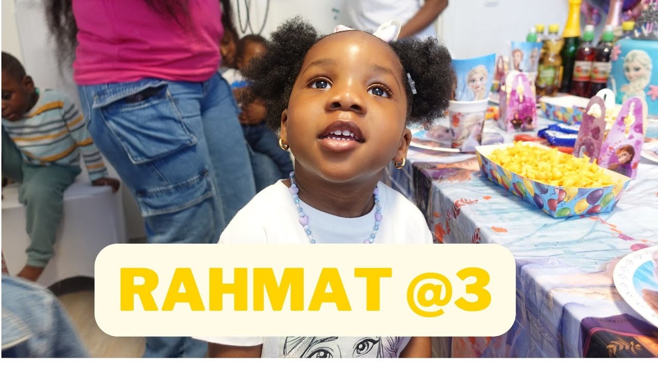 3 Years Birthday Party- Nigerian Children Birthday - Rahmat @3 - YouTube