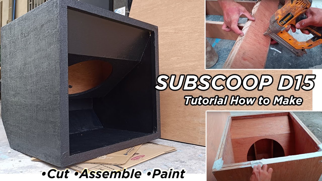 How to make Subscoop D15 Complete Video Tutorial with Plan - YouTube