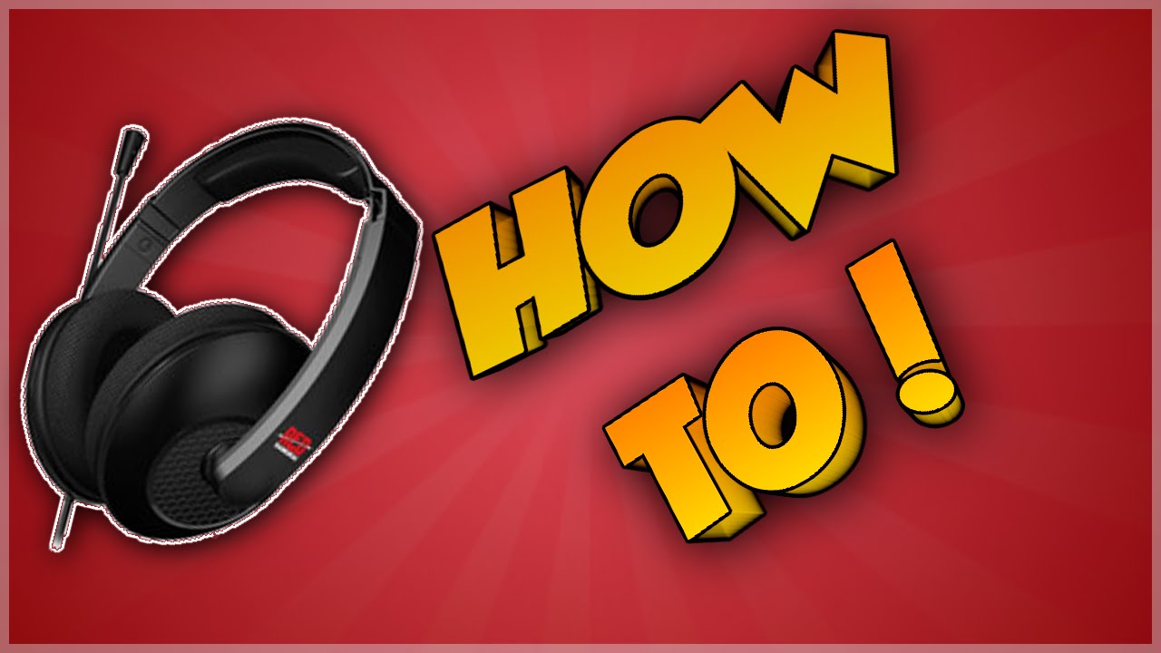 How to setup a Red Samurai Wired Headset for X-Box 360 - YouTube
