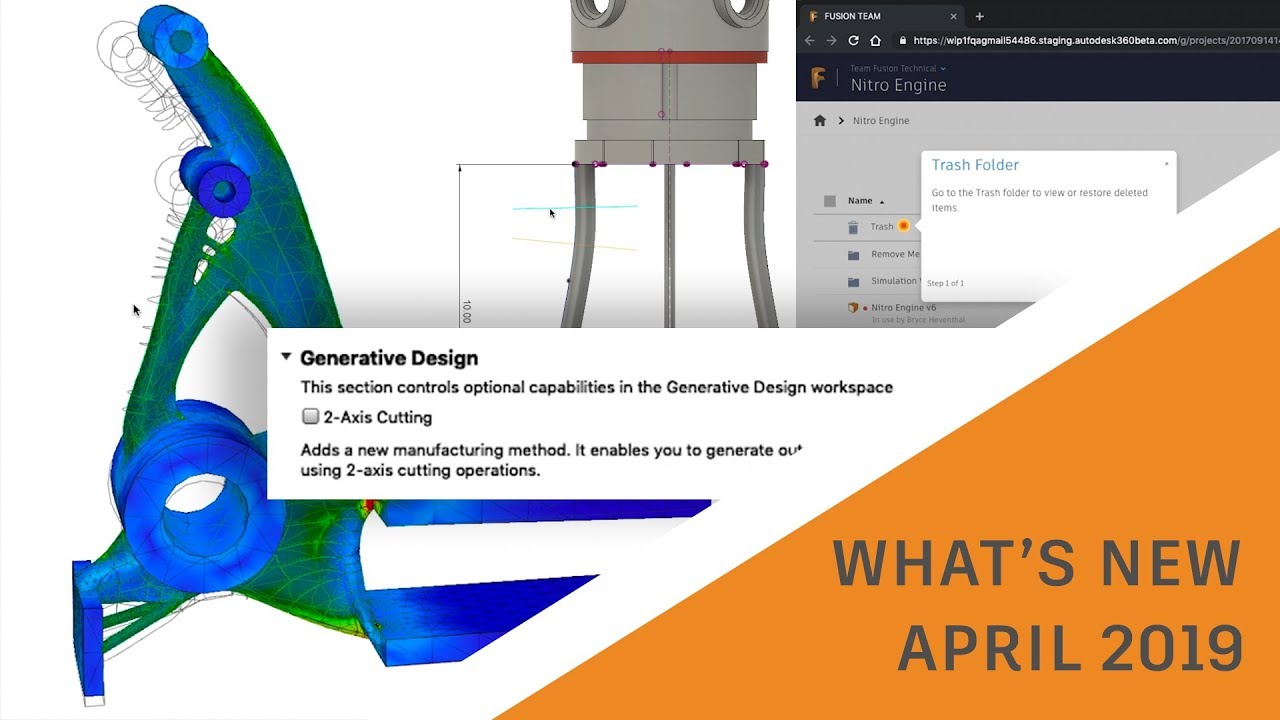 What's New in Fusion 360 April 2019 Update - YouTube