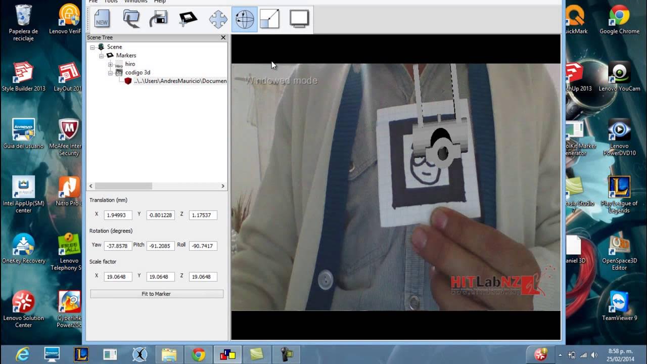 crear codigo QR y una muestra de realidad aumentada - YouTube