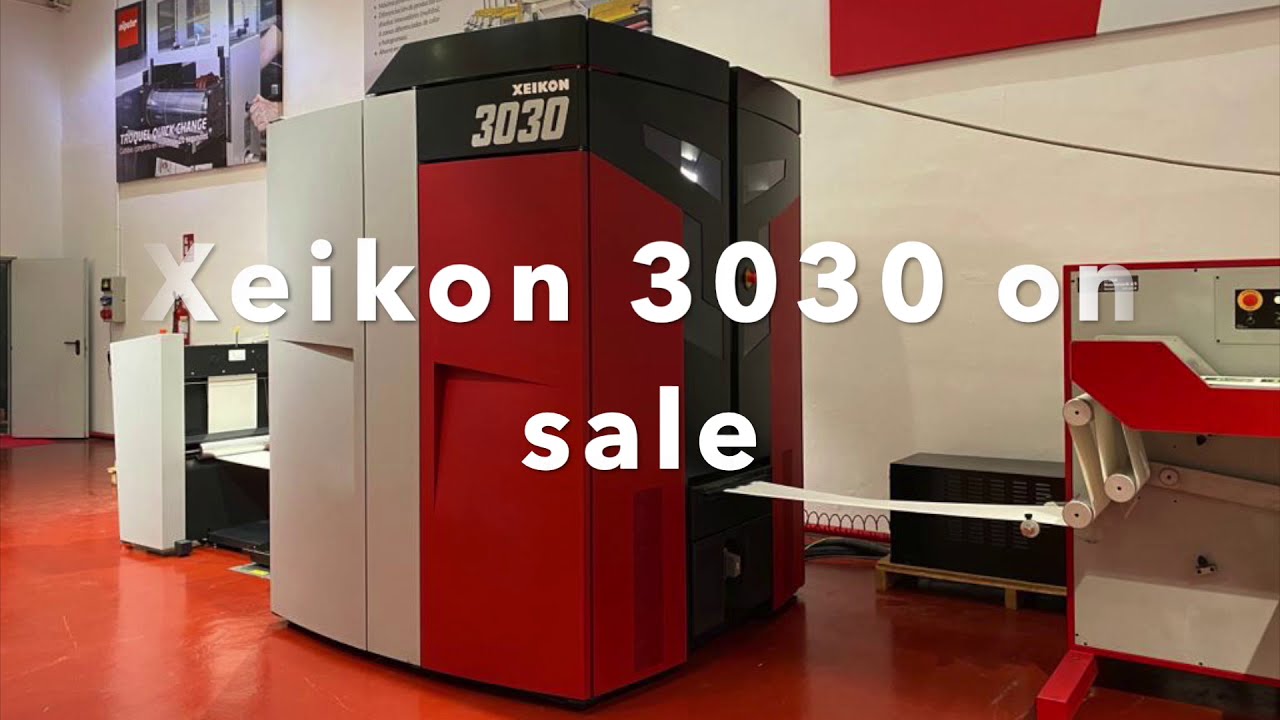 Xeikon 3030 on sale - YouTube