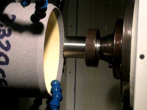 Curvic grinding 2 - YouTube