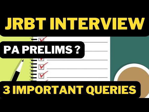 JRBT Interview 2022 || Most important Questions @tripurajournal || # ...