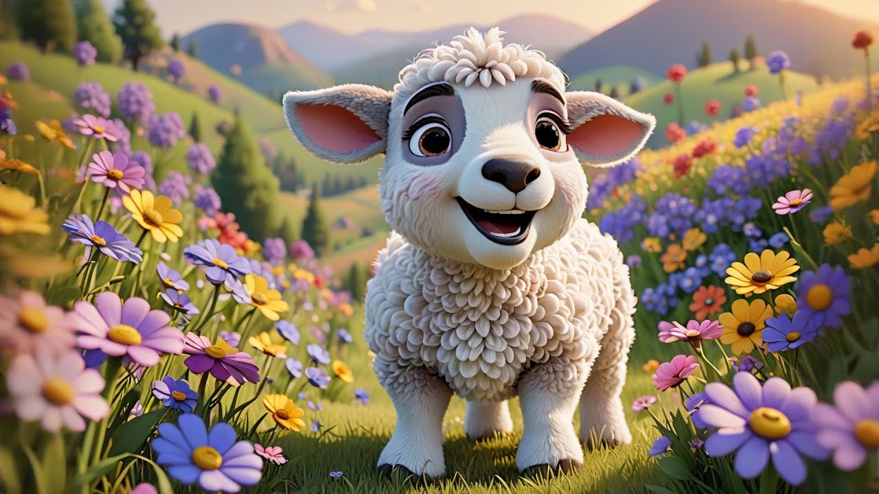 Lulu Lamb Says Baa Baa | Fun Animal Sounds Song for Kids | Nursery ...