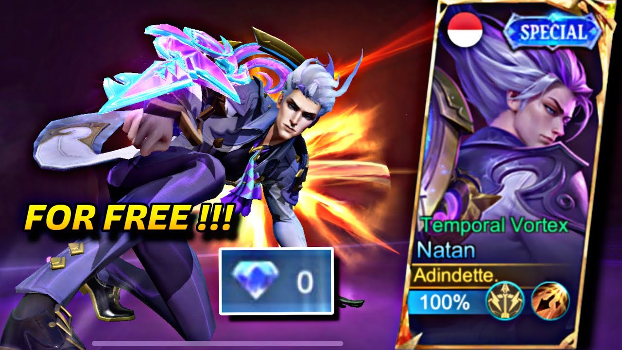 CARA DAPAT SKIN NATAN BARU GRATIS 0 DIAMONDS 💎 !! | MLBB - YouTube