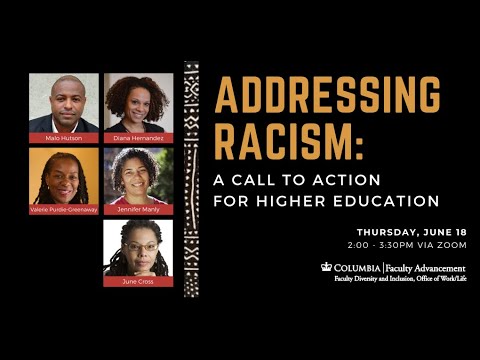 Addressing Racism: A Call to Action for Higher Education - YouTube