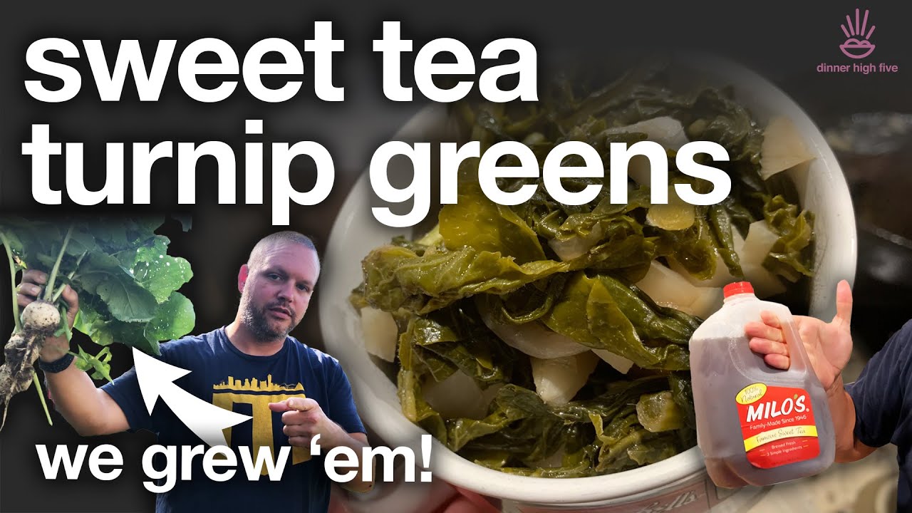 A Sweet Twist on a Southern Favorite – Sweet Tea Turnip Greens! - YouTube