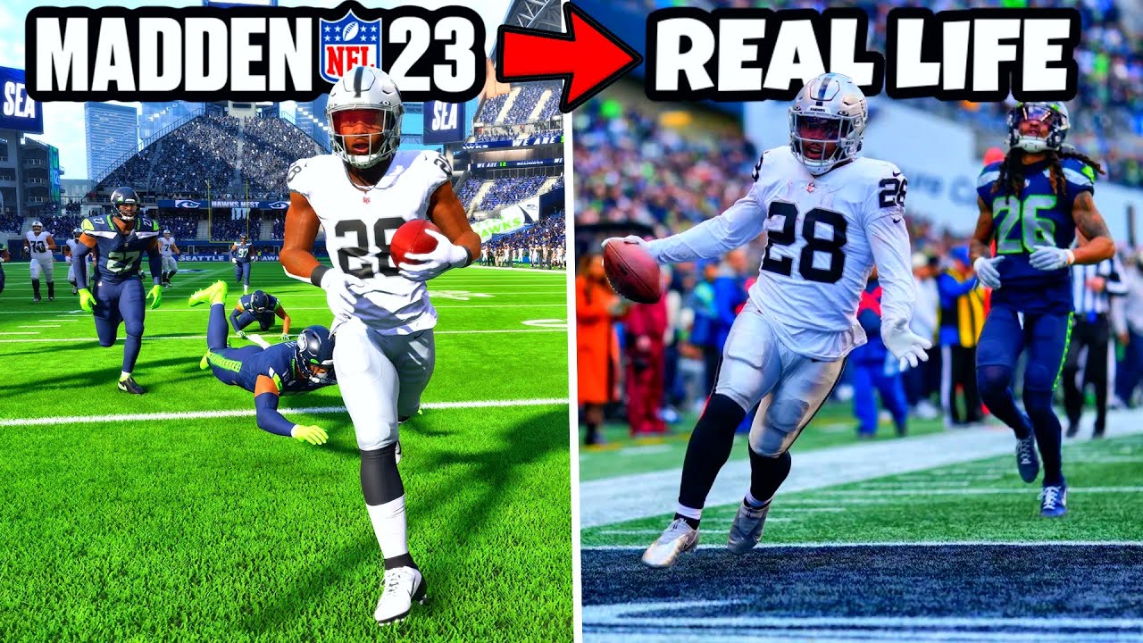 I Recreated the Top Plays From NFL Week 12 in Madden 23! - YouTube