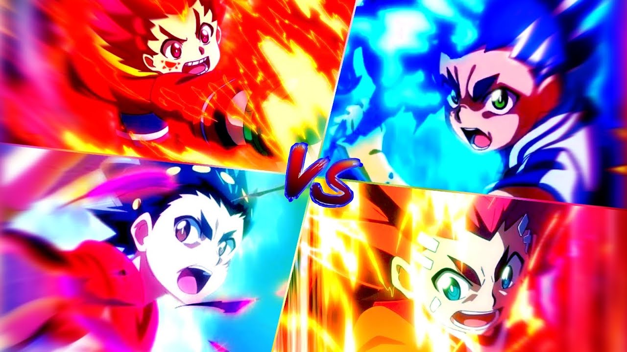 Valt Aoi & Hyuga Hizashi VS Aiger Akabane & Hikaru Hizashi [FANMADE ...