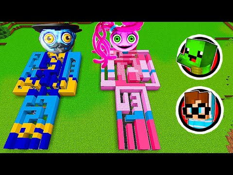 DADDY LONG LEGS LABYRINTH vs. MOMMY LONG LEGS LABYRINTH in Minecraft ...