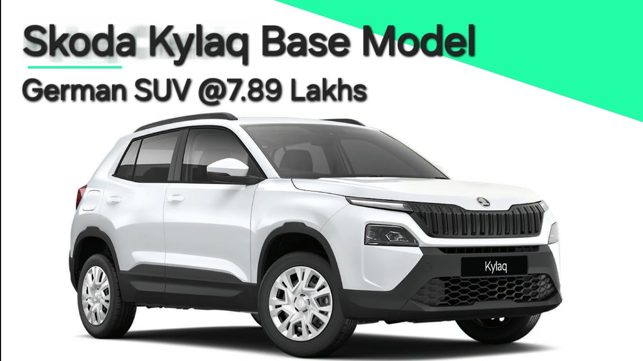 Skoda Kylaq Classic Base Model 2025 @ ₹ 7.89 Lakhs Ex-showroom #Skoda # ...