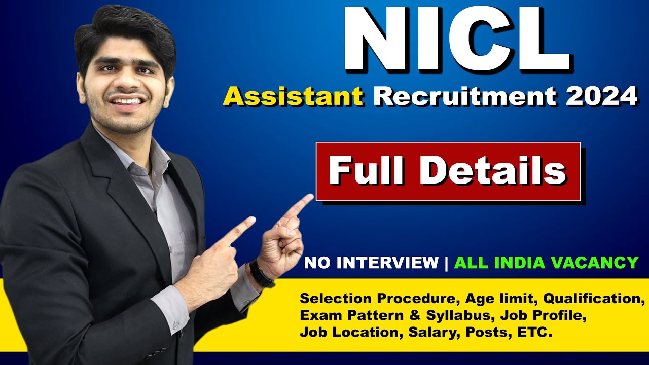 NICL Office Assistant Recruitment 2024 | Male & Female | Apply Online ...
