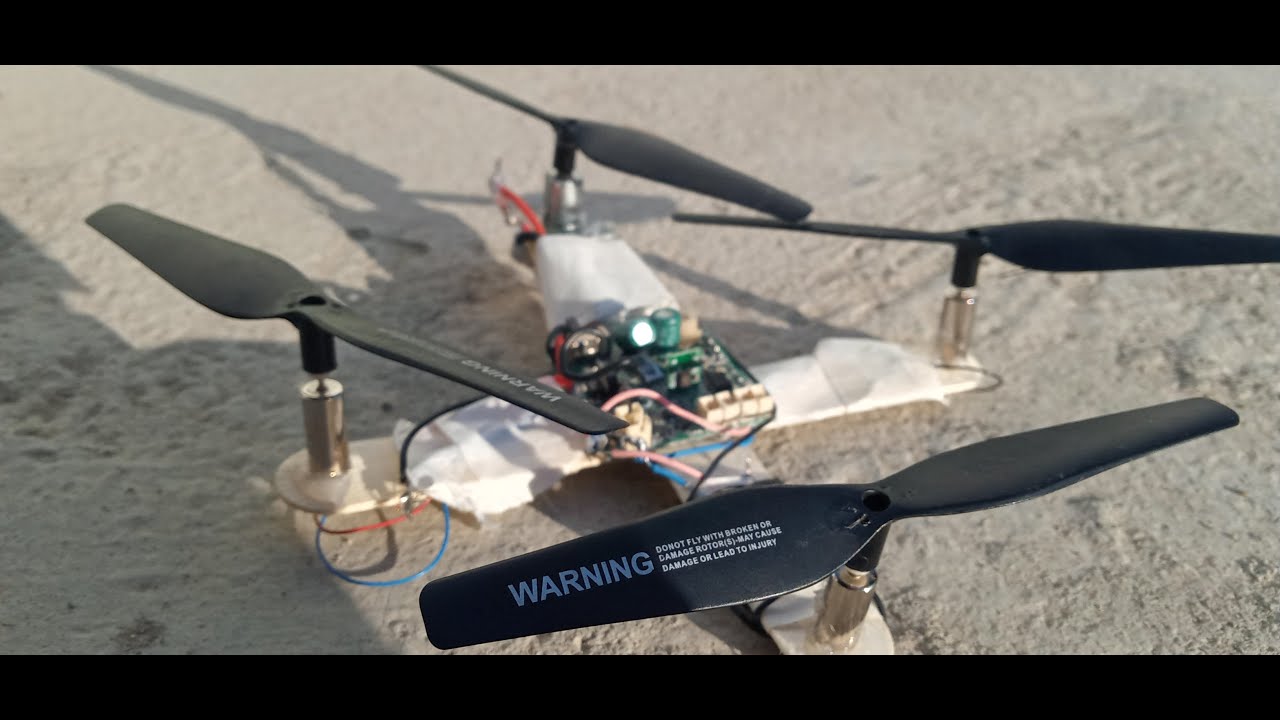 How To Make Drone From Sticks - YouTube