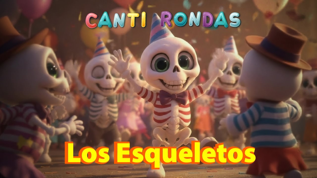 Los Esqueletos| Canción Infantil Para Bailar y Cantar | Música ...