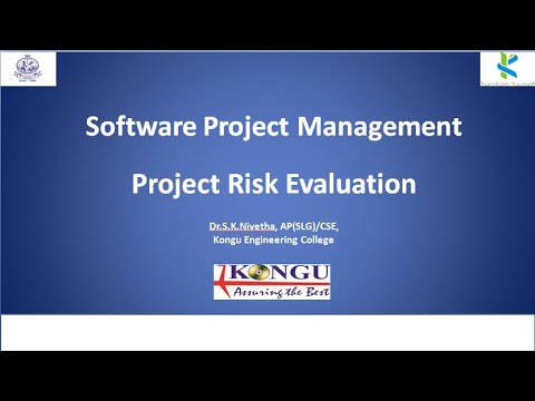 Project Risk Evaluation | Software Project Management | CS Lectures by ...
