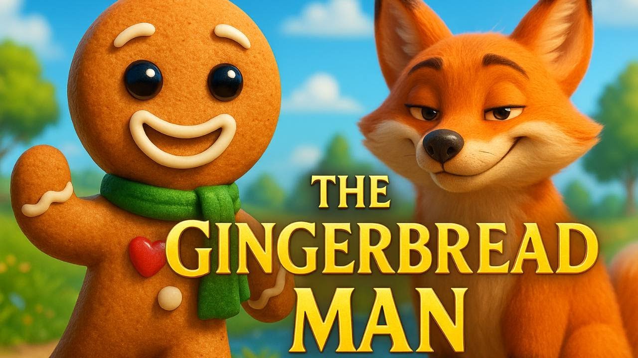 The Gingerbread Man 🍪 🦊 | Bedtime Story and Fairy Tale for Kids - YouTube