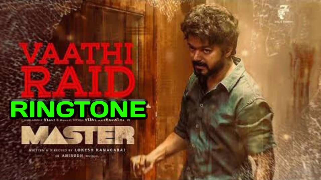 Master - Vaathi Raid | Ringtone By Entech Channel | Vathi Raid Bgm ...