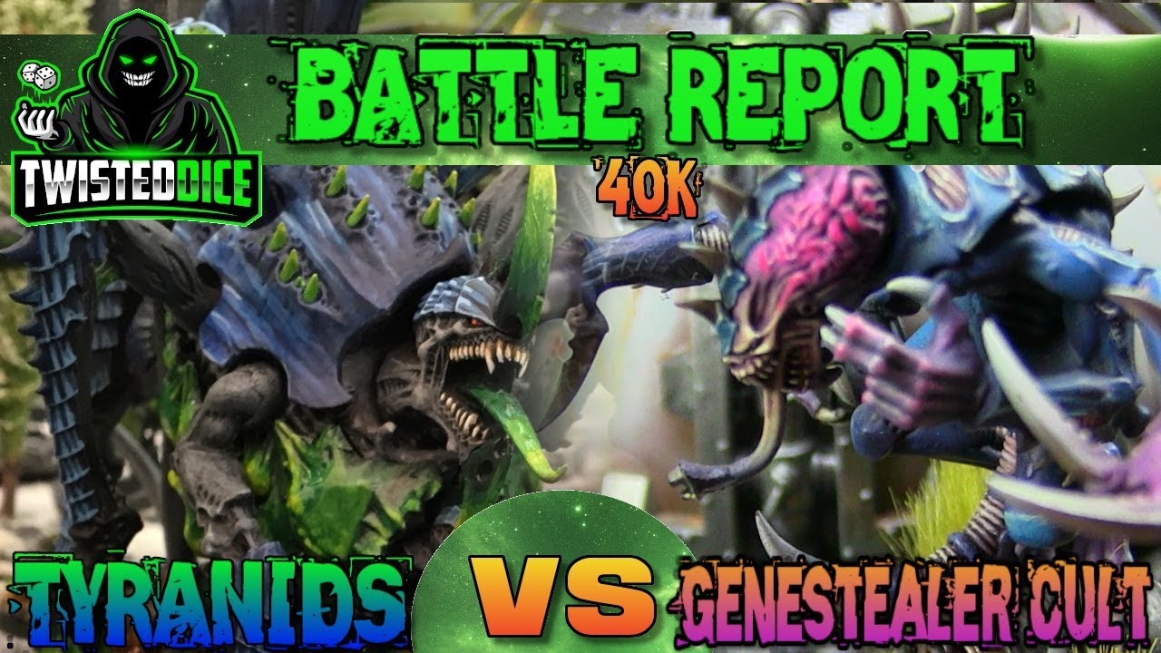 Tyranids vs Genestealer cults Warhammer 40k battle report - YouTube
