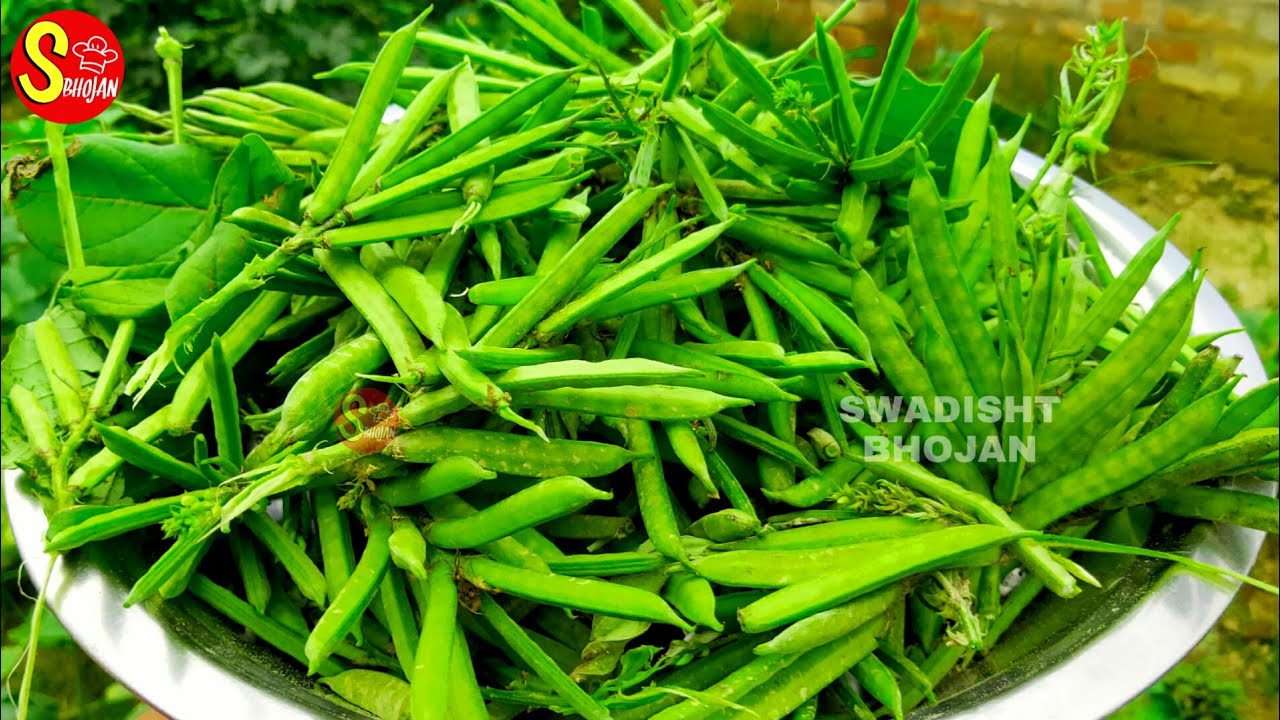 Choti gavarfali ki sabji ग्वार फली की देसी सूखी सब्जी sukhi gawar phali ...