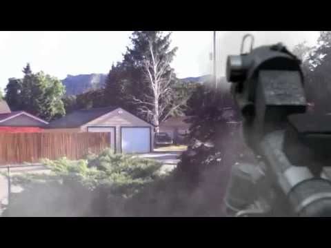 Bazooka exploding a car hits target - YouTube