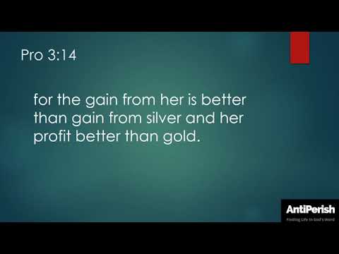 Proverb of the Day Proverbs 3 ESV - YouTube