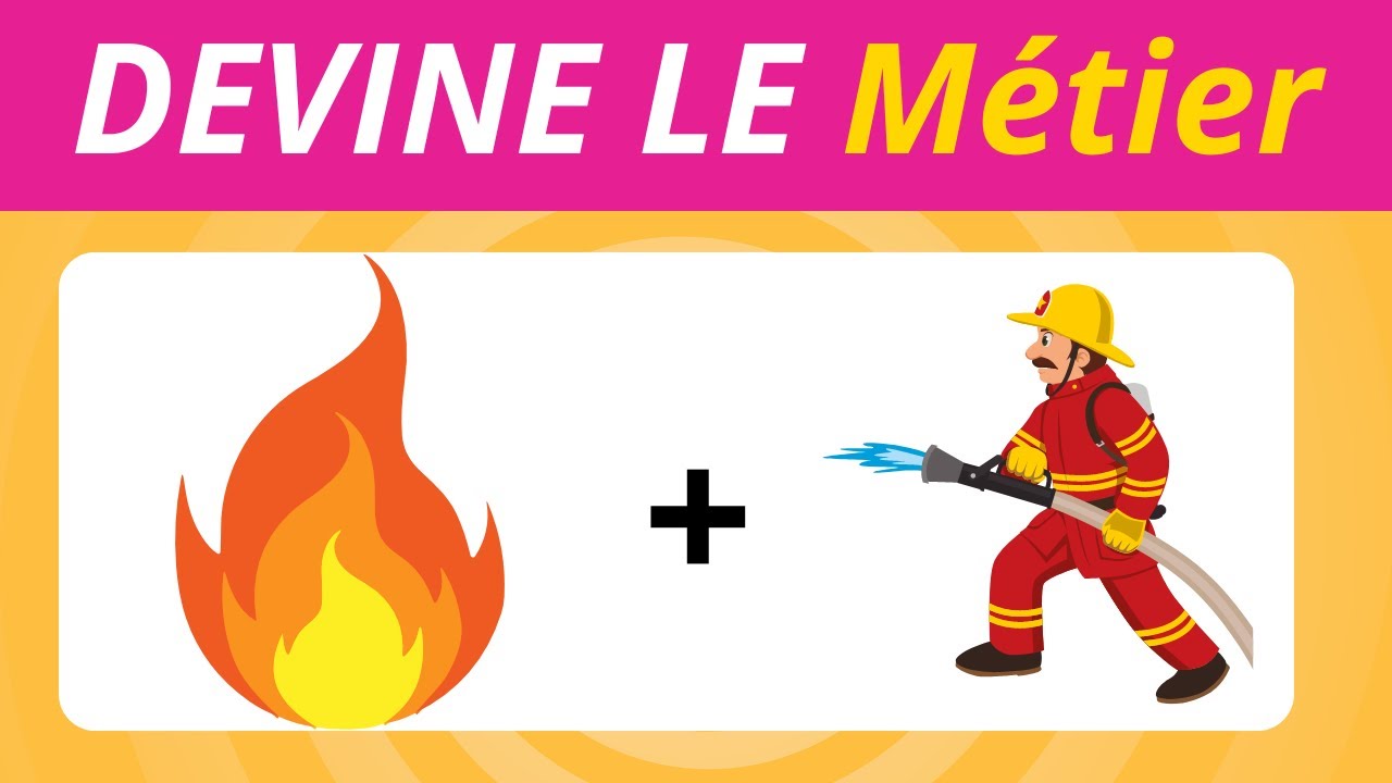 🔍 Quiz : Devinez le métier avec les emojis ! 🧑‍🍳👷‍♂️ ️ - YouTube