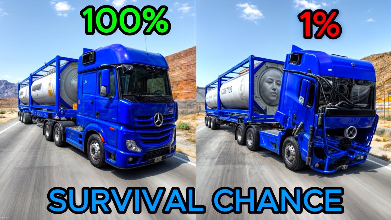 Realistic Survival Chance Crashes #11 | BeamNG.drive - YouTube