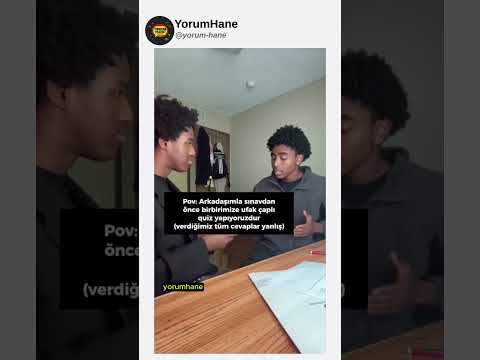 Komik İnstagram Videoları | Sınava hazırlanmak nasıl mı... #komedi #komik #mizah #youtubeshorts