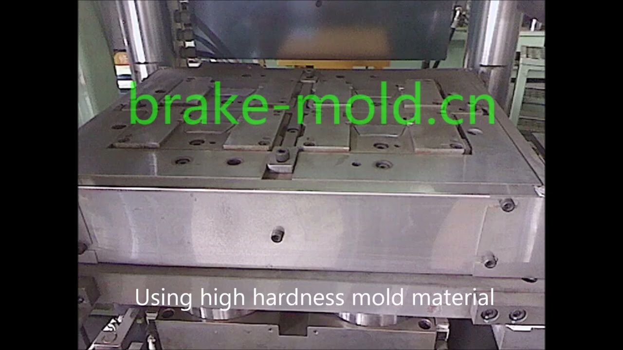 What does the iso density pressed brake pad mold look like?Brake pads ...