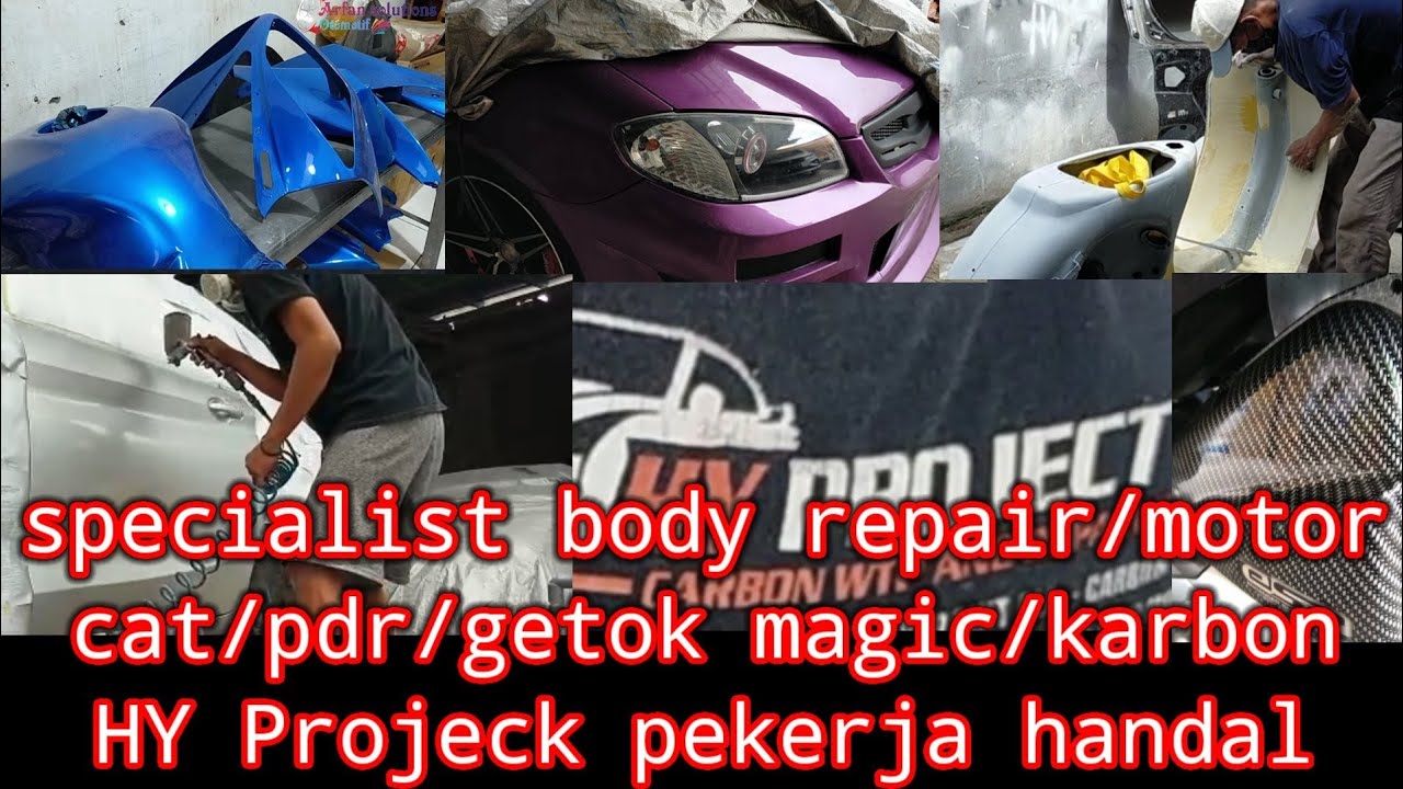Bengkel body repair specialist penggilingan Jakarta timur - YouTube