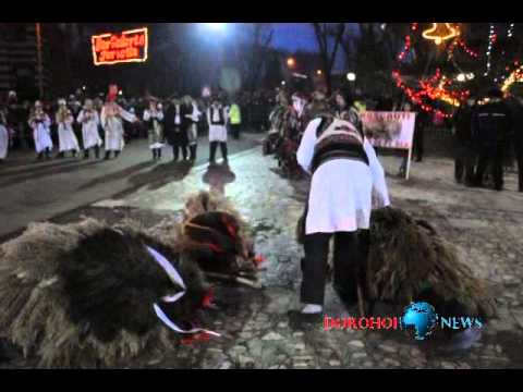 Parada Formatiilor de Datini si Obiceiuri 2013 Dorohoi_Banda Broscauti ...