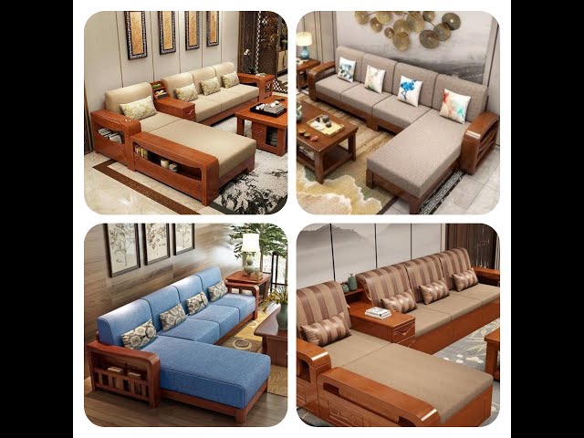 Wood Diy L Shape Sofa L Shape Sofa | Wooden Sofa Designs, Couch