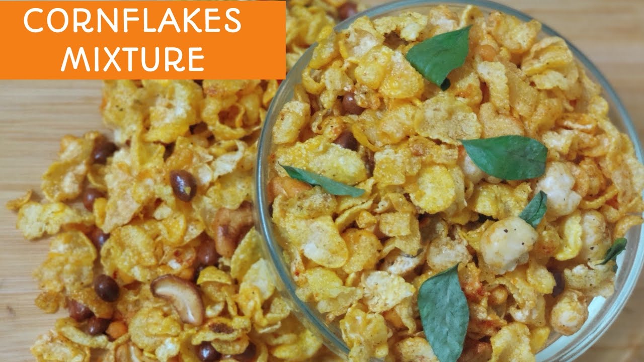 HOME MADE CORNFLAKES MIXTURE || TEA SNACKS - YouTube