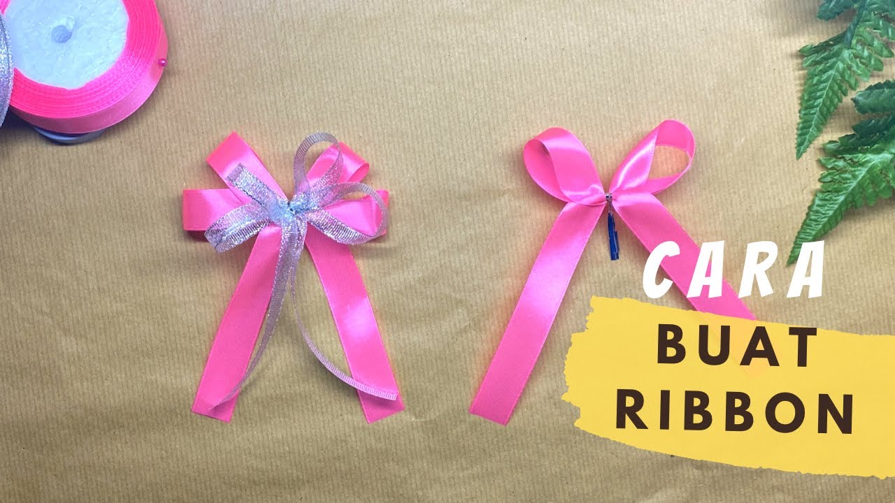 Tutorial Mengikat Ribbon Bunga Telur - YouTube