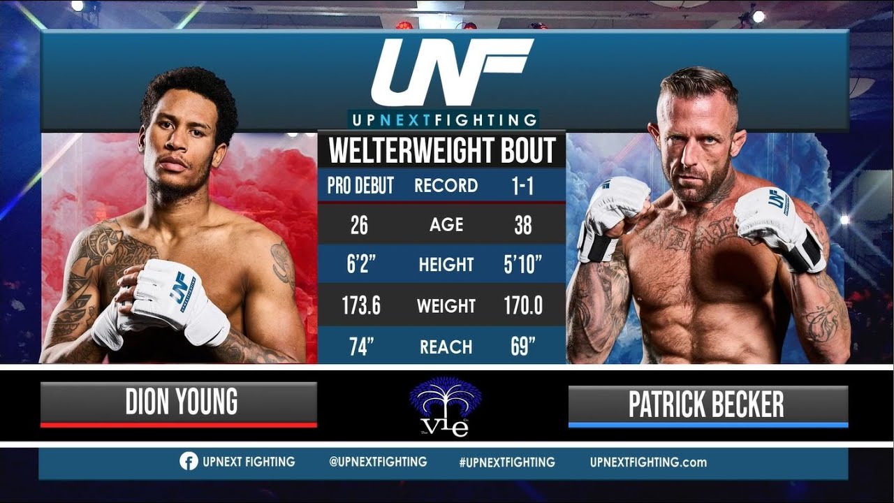 FULL BOUT | #UNF1 | Dion Young vs Patrick Becker - YouTube