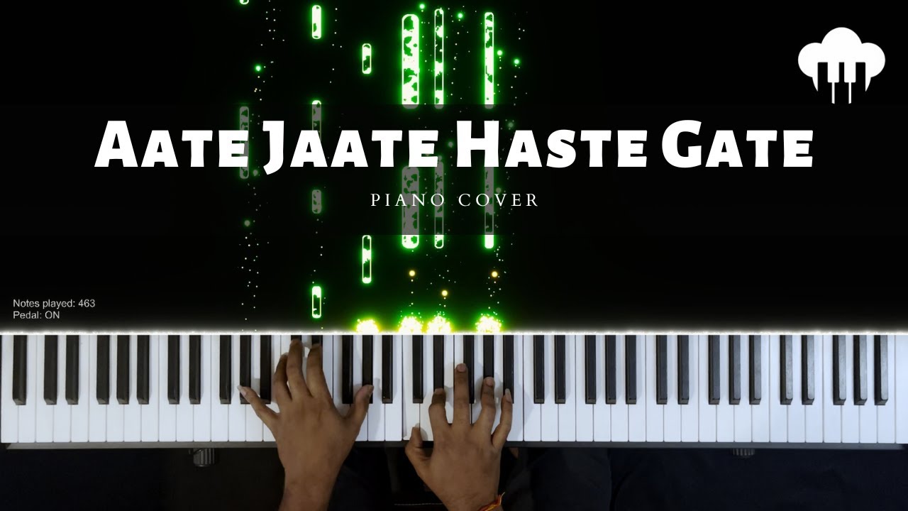 Aate Jaate Haste Gate | Piano Cover | S P Balasubramaniam | Aakash ...