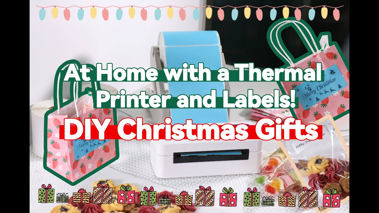 🎅🎄DIY Christmas Gifts🎁 at Home with a Thermal Printer and Labels! *Easy ...