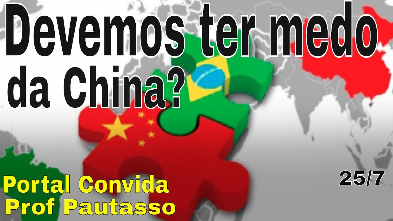 China: devemos temê-la? Quem pode pará-la? E o Brasil? Live com Prof ...