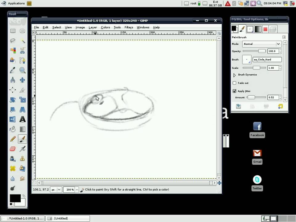 Quick Mouse Sketch - YouTube