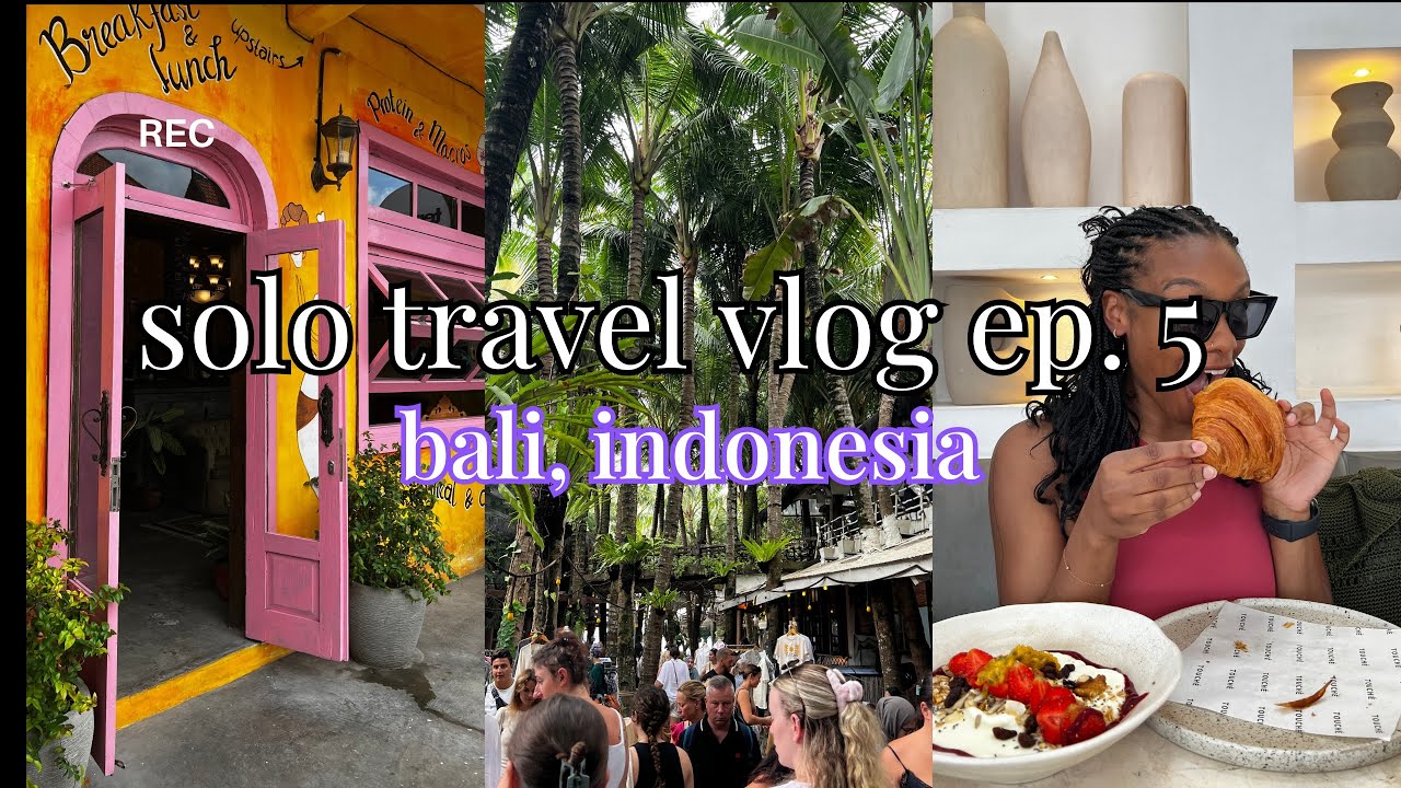 bali solo travel vlog | the famous la brisa market, bali workouts ...
