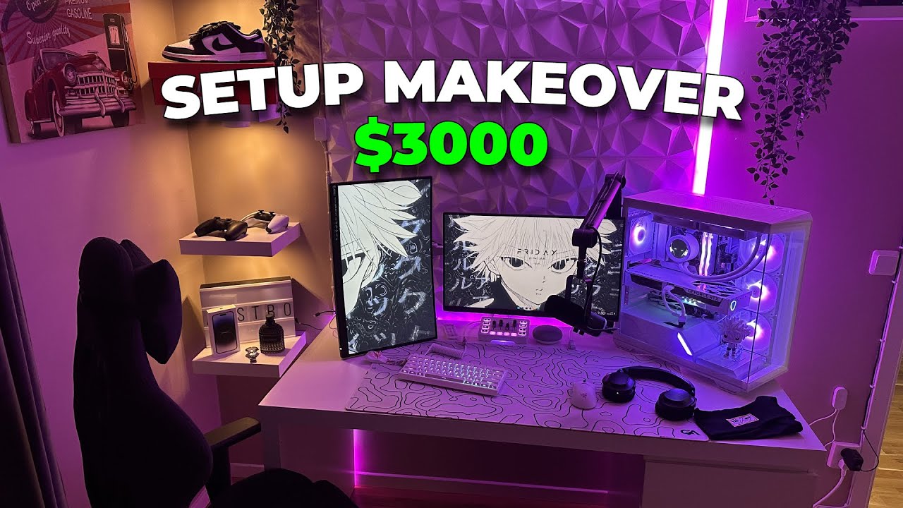 COMPLETE $3000 SETUP MAKE OVER! - YouTube