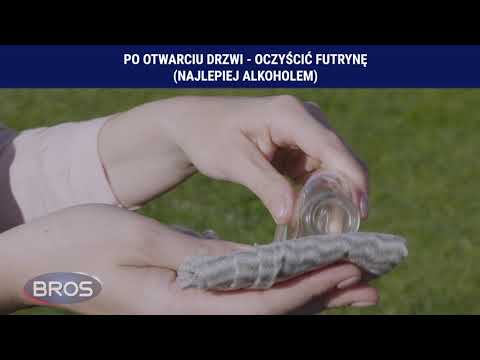 BROS Siatka magnetyczna na drzwi KLIK! -instrukcja montażu