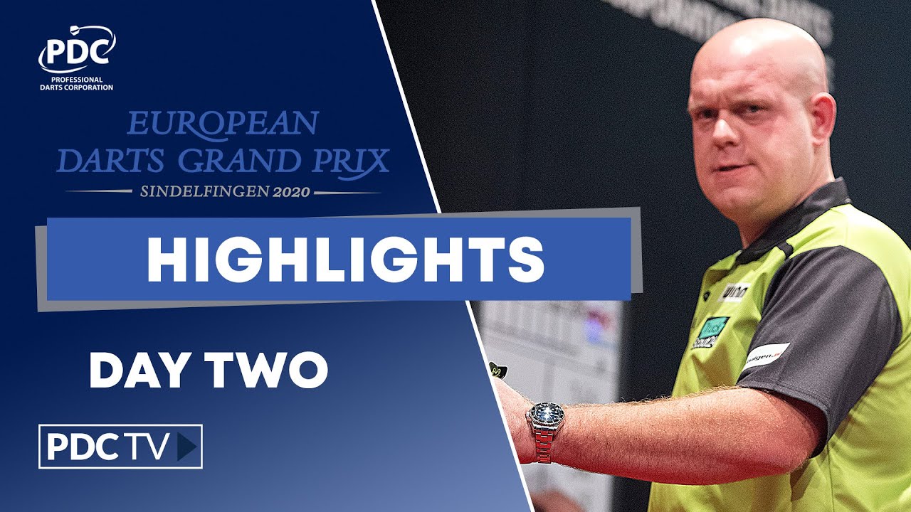 Day Two Highlights | 2020 European Darts Grand Prix - YouTube