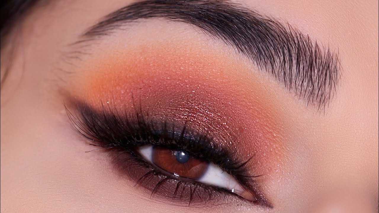 Chocolate Brown Eye Makeup Tutorial - YouTube