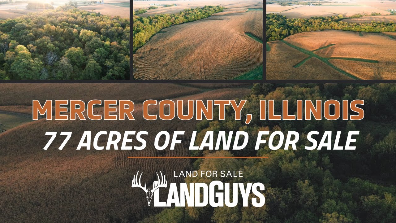 Mercer County, IL 77 Acres For Sale | Perfect 50/50 Farm - YouTube