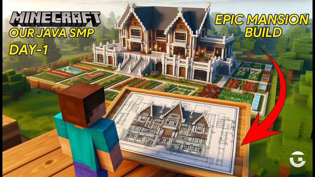 New Java SMP World: Building My Dream Mansion 🤑 - YouTube