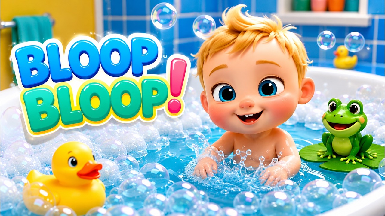 Bloop Bloop Bubble Bath Song | Kids Bath Time Song - YouTube