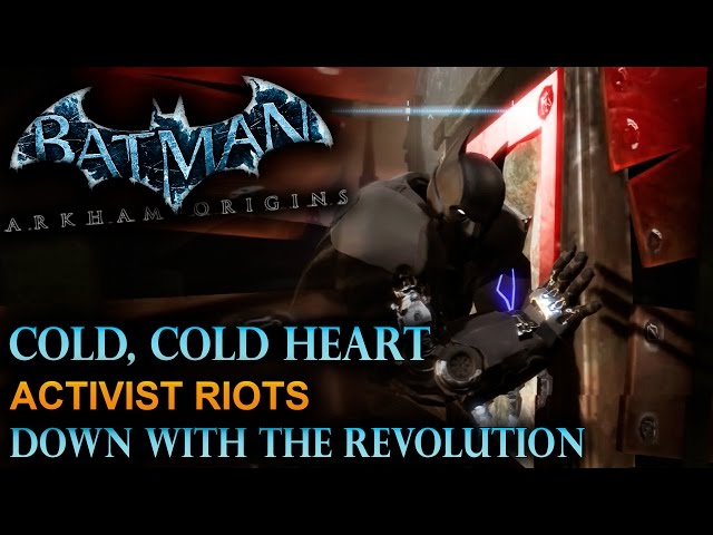 Batman Arkham Origins Cold Cold Heart Ps3