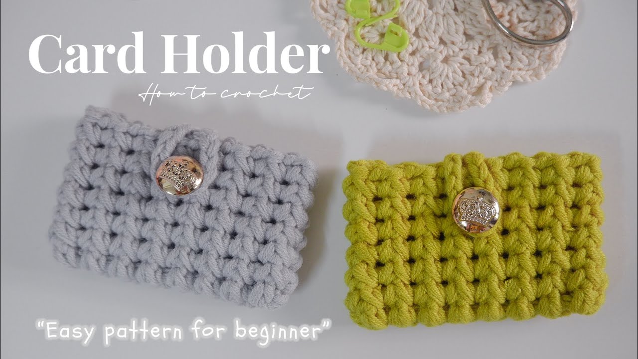 Crochet Wallet , Card Holder | Easy pattern | How to Crochet - YouTube